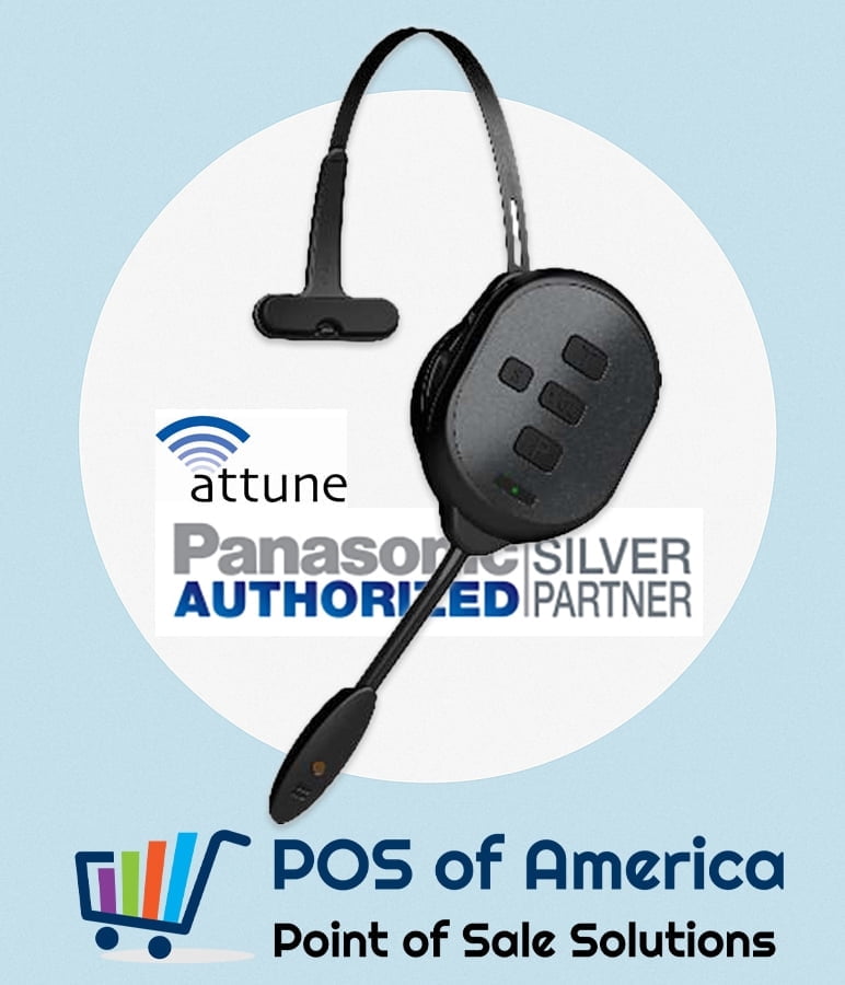 Panasonic Attune 458P (WX-CH458P) All-In-One Wireless Headset - Walmart.com