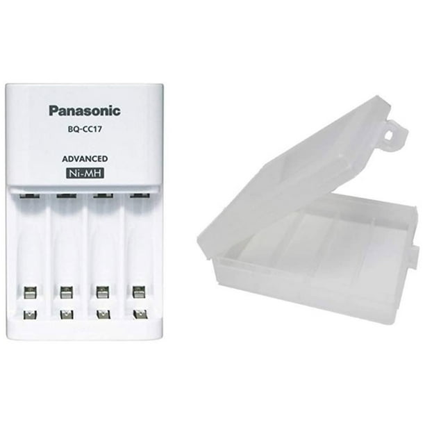 Panasonic BQ-CC17SBA Eneloop Advanced Individual Battery Charger with 4 ...