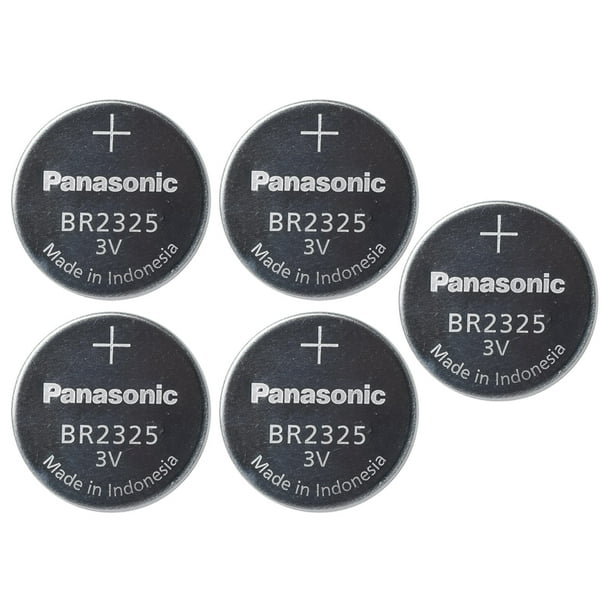 Panasonic BR2325 3V Coin Lithium Battery (5Pcs per Pack) - Walmart ...