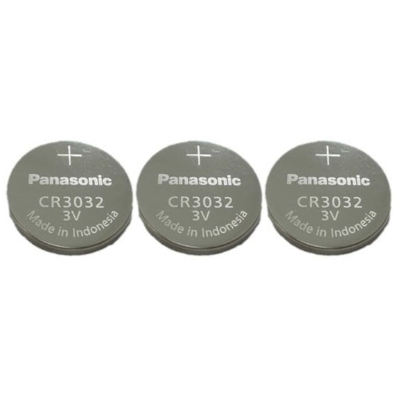 Panasonic Battery, Lithium Button Cell Cr3032- Cr 3032 (3 Pieces ...