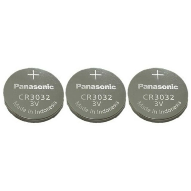 Panasonic Battery, Lithium Button Cell Cr3032- Cr 3032 (3 Pieces ...