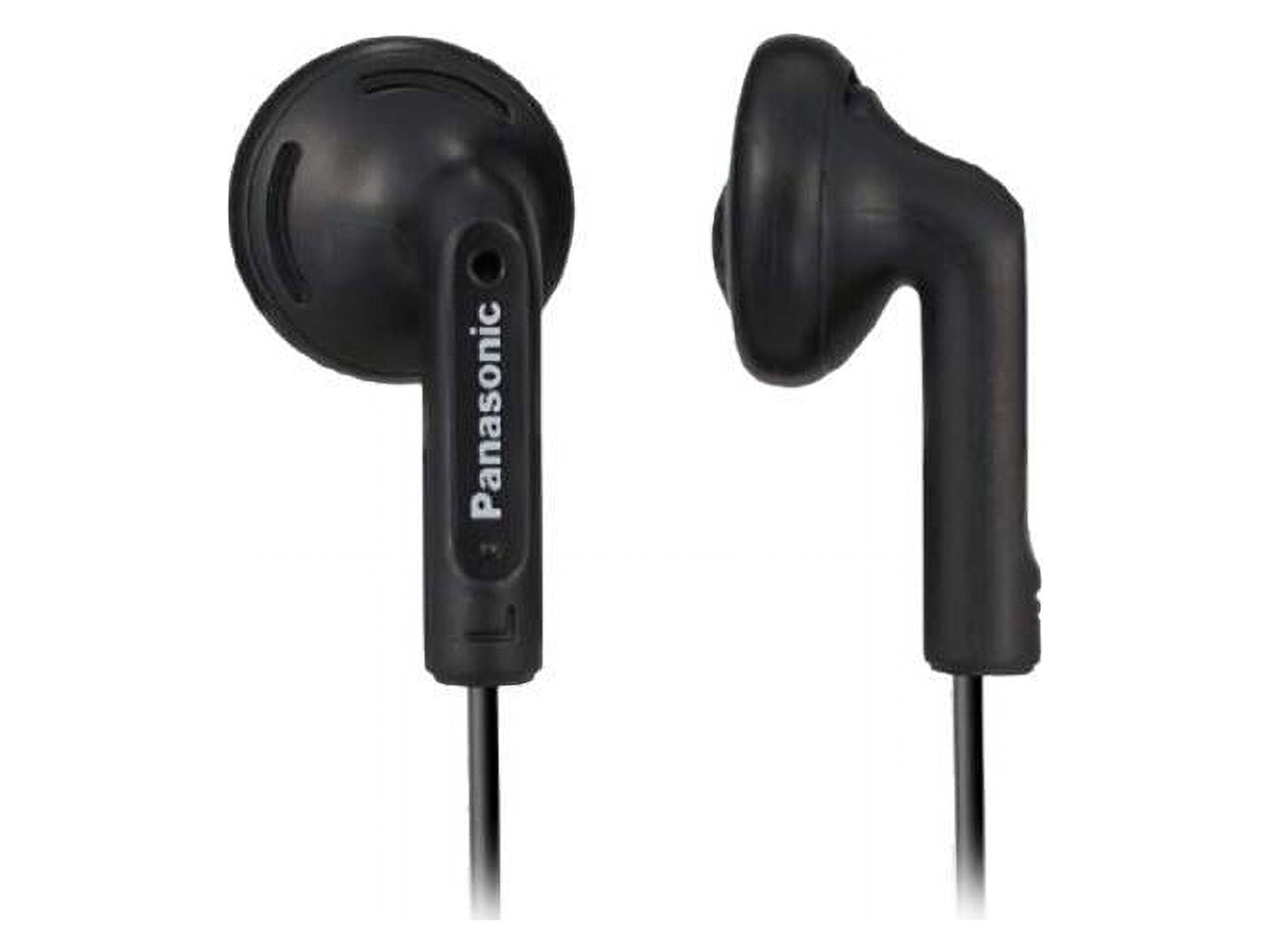 Panasonic Black RP-HV096-K Earbud Headphones - Walmart Business Supplies