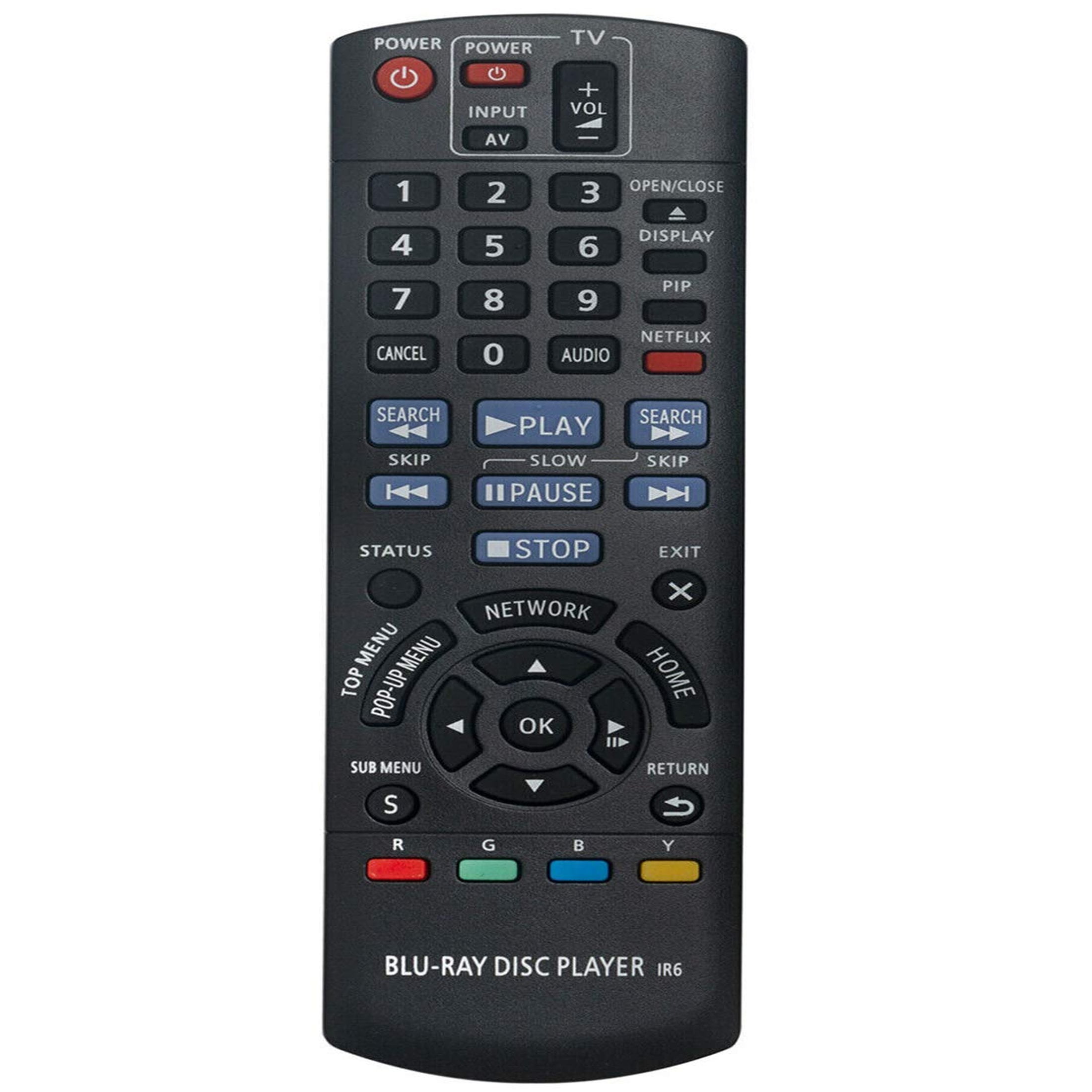 Panasonic Blu-ray Player Remote Control Replacement N2QAYB000575 ...
