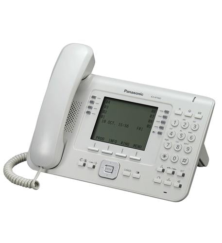Panasonic Business Telephones 4.4in Backlit LCD 24 Button IP White ...
