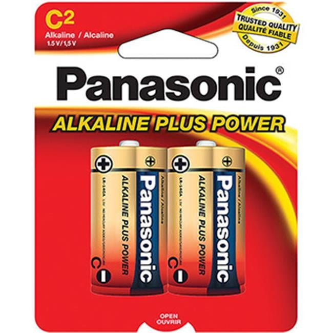 Panasonic C Alkaline Plus Power Batteries - Walmart.com