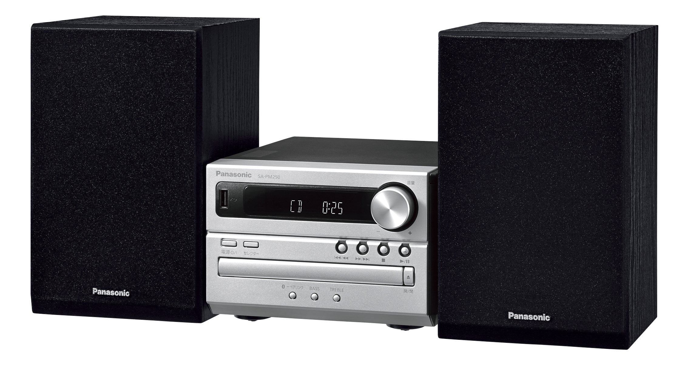 Panasonic CD Stereo System USB Memory / Bluetooth Correspondence Silver ...