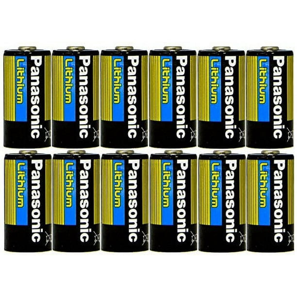 Panasonic CR123A 3V Lithium Battery, 12 Pack, Single-Use, High Amp ...