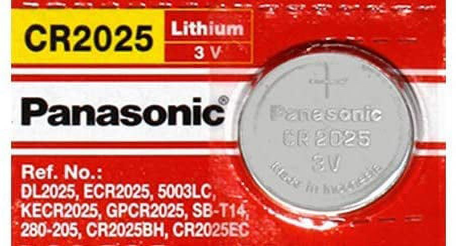 Panasonic CR2025 3 Volt Lithium Coin Cell Battery (1 Pc) - Walmart.com