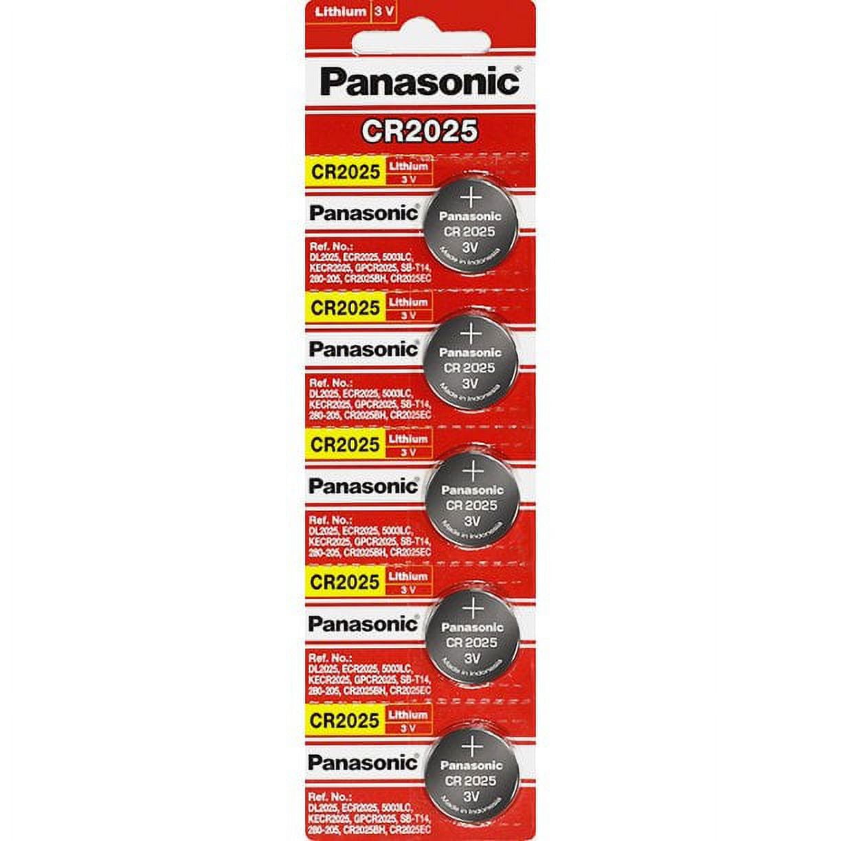 Panasonic CR2025 3V Lithium Coin Cell Battery (10 Pack) - Walmart.com