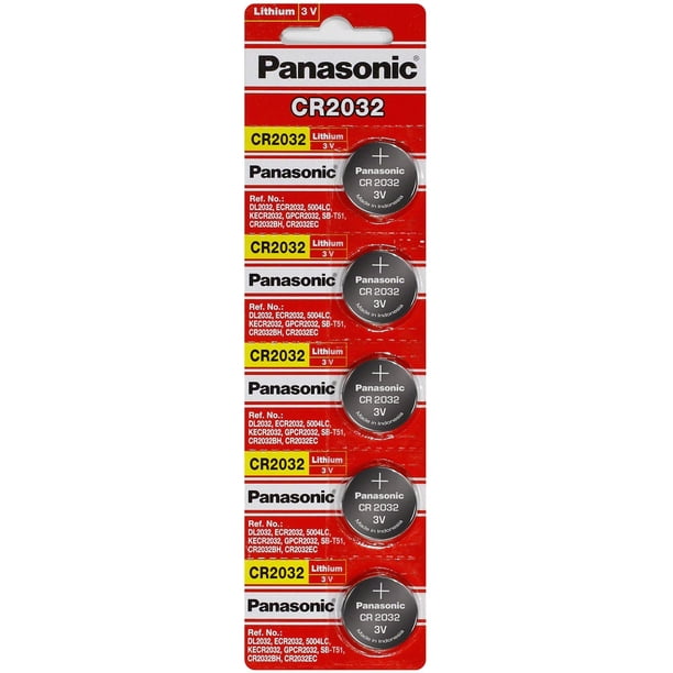 (4pcs) PANASONIC Cr2032 3v Lithium Coin Cell Battery for Misfit Shine ...