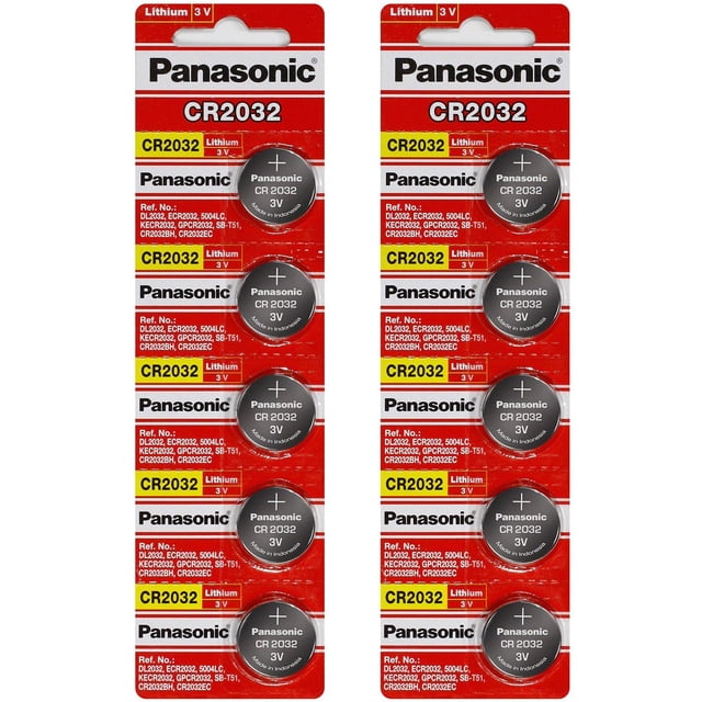 Panasonic CR2032 3V Lithium Coin Battery for Office Devices - Walmart ...