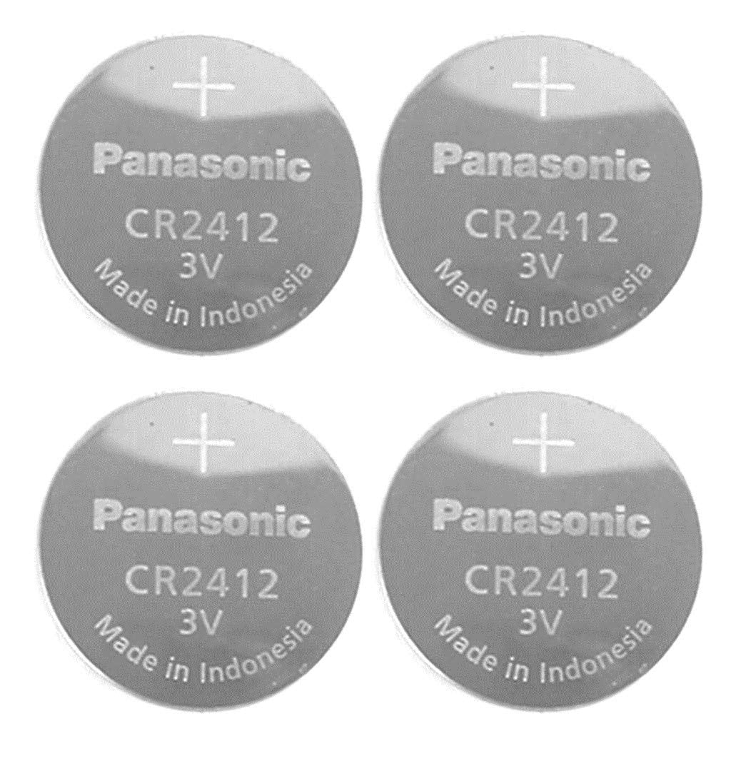 Panasonic CR2412 3V Lithium Battery 1PACK X (4PCS) =4 Single Use ...