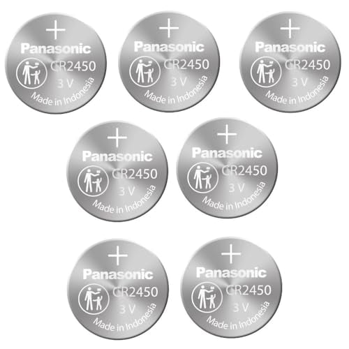 Panasonic CR2450 CR 2450 Lithium 3v Battery [ Pack of 7] - Walmart.com