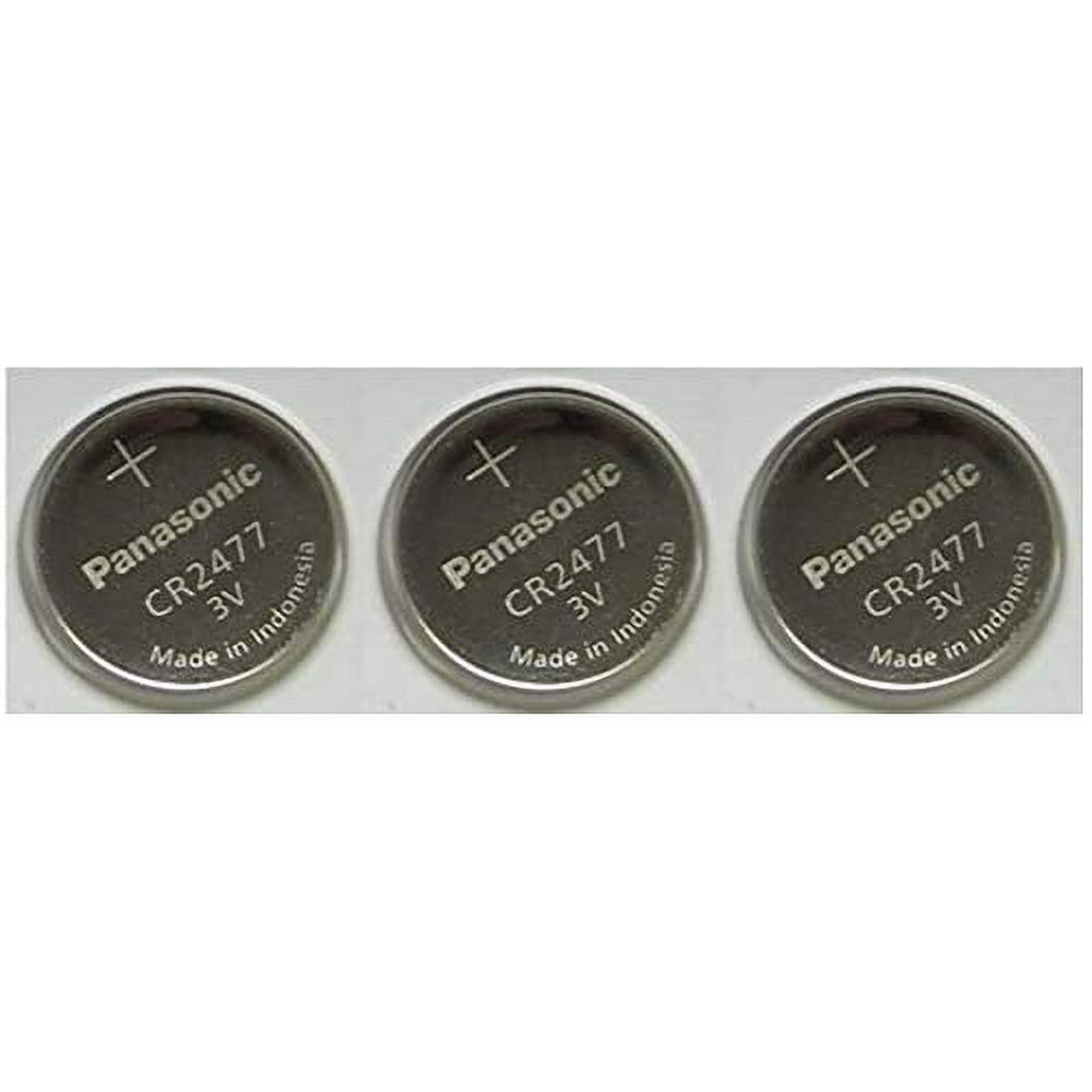Panasonic CR2477 3V Lithium Cell Battery (Pack of 3) - Walmart.com