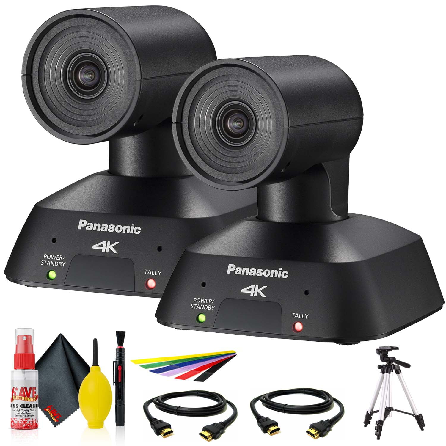 Panasonic Compact 4K PTZ, HDMI, USB, Streaming PTZ Camera (Black) (AW ...