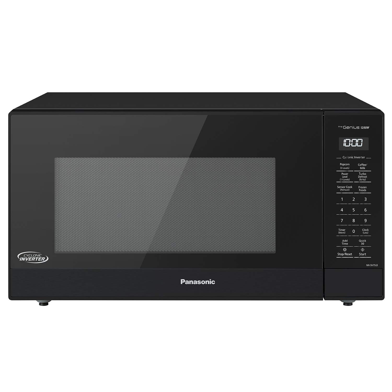 Panasonic NN-SN75LB cu.ft Cyclonic Inverter Countertop Microwave Oven ...