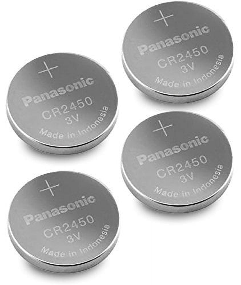 Panasonic 3V Lithium Coin Watch Battery CR2450, Pack of 4 - Walmart.com