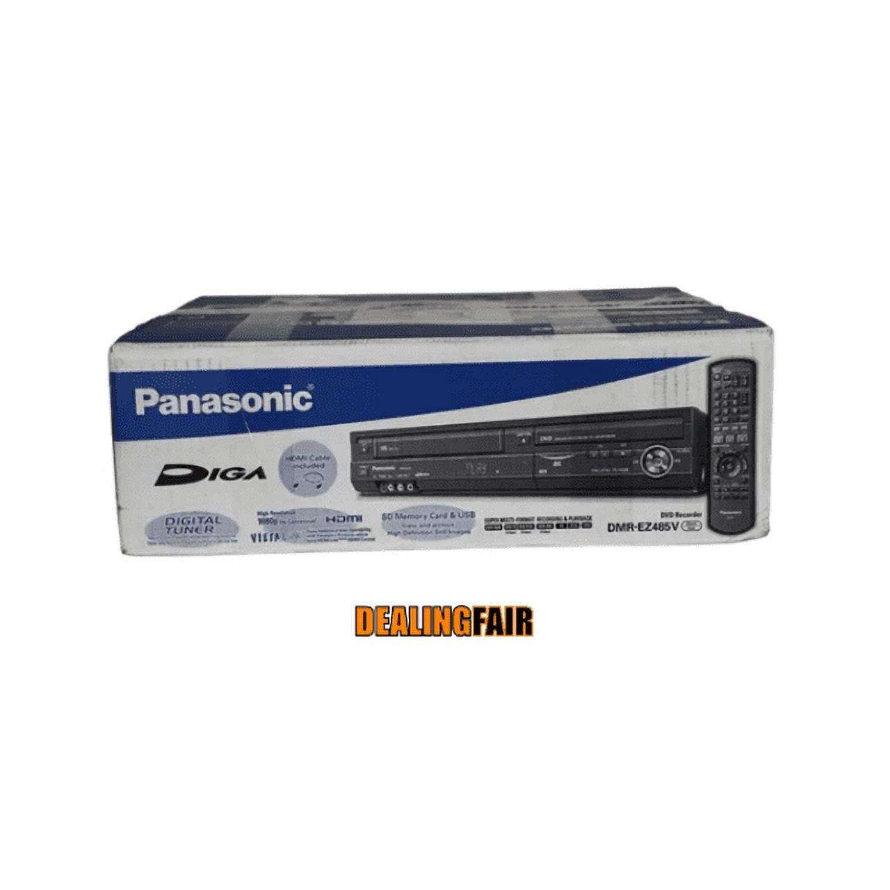 Panasonic DMR-EZ485VK VCR/DVD/VHS Recorder Combo (New) - Walmart ...