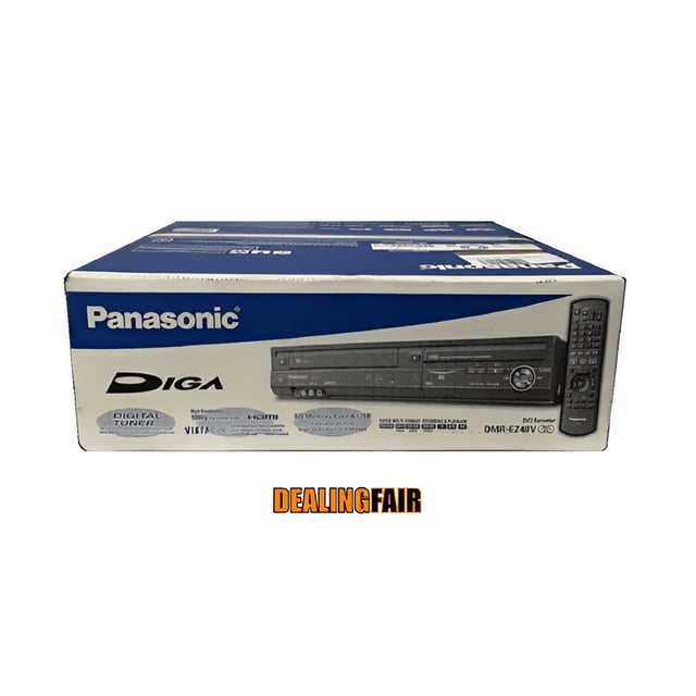 Panasonic DMR-EZ48V DVD Recorder VCR Digital Tuner 1080p Up-Conversion ...