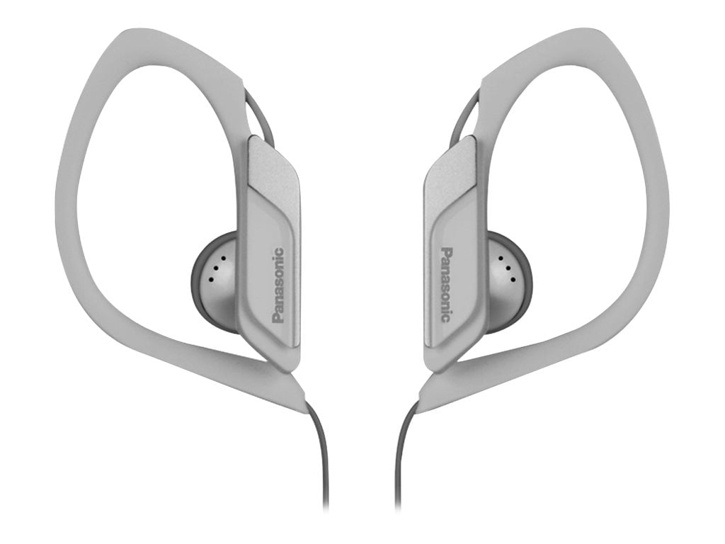 Panasonic RP-HS34-W - Earphones - ear-bud - over-the-ear mount - wired ...