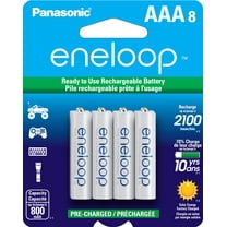 Panasonic NiMH AAA Rechargeable Battery 8 Pack for Cordless Phones ...
