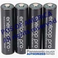 Panasonic Eneloop Pro AA Rechargeable Batteries – 4-Pack Model: WAS ...