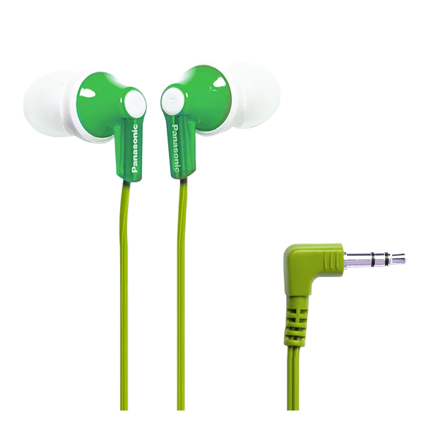 Panasonic ErgoFit Earphones, Neodymium Drivers, (Green), RP-HJE120-GPT ...