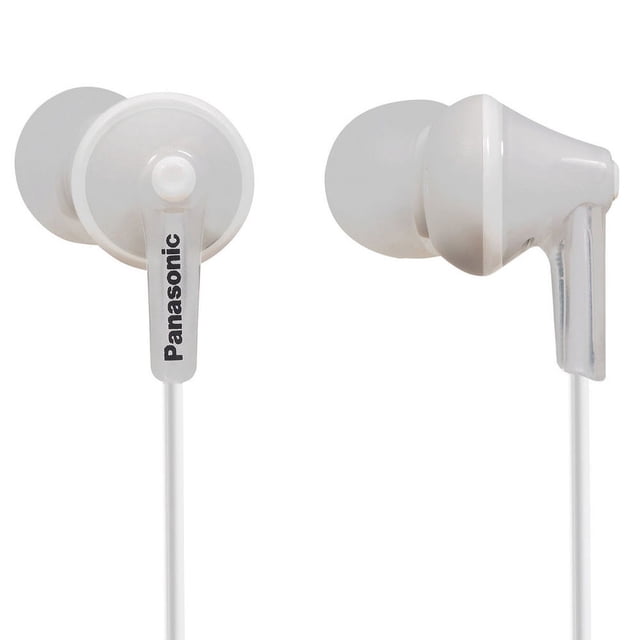Panasonic ErgoFit In-Ear Earbuds Headphones Ultra Soft with Mic - RP-TCM125 - Walmart Business ...