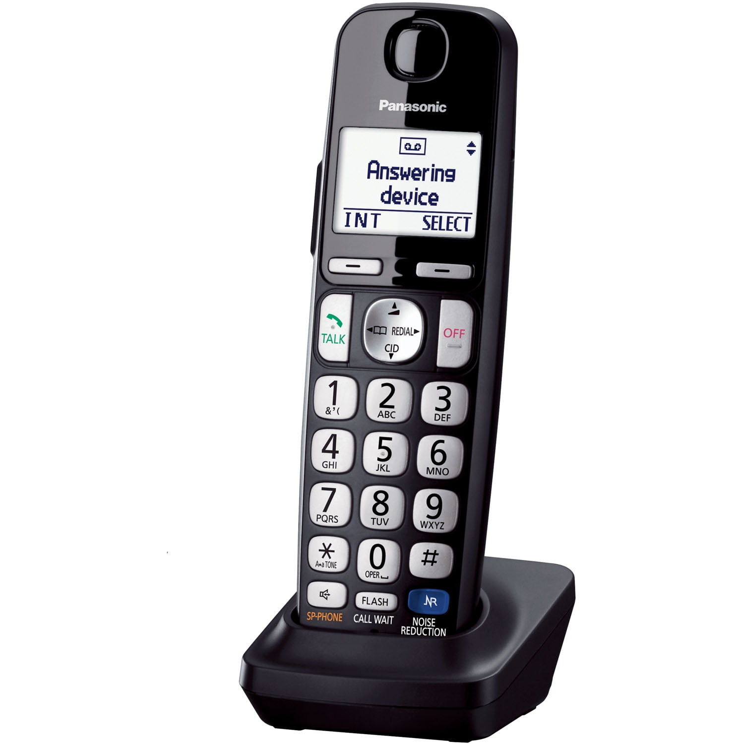 Panasonic Extra Handset, Black, DECT 6.0 Noise Reduction, Amplified ...