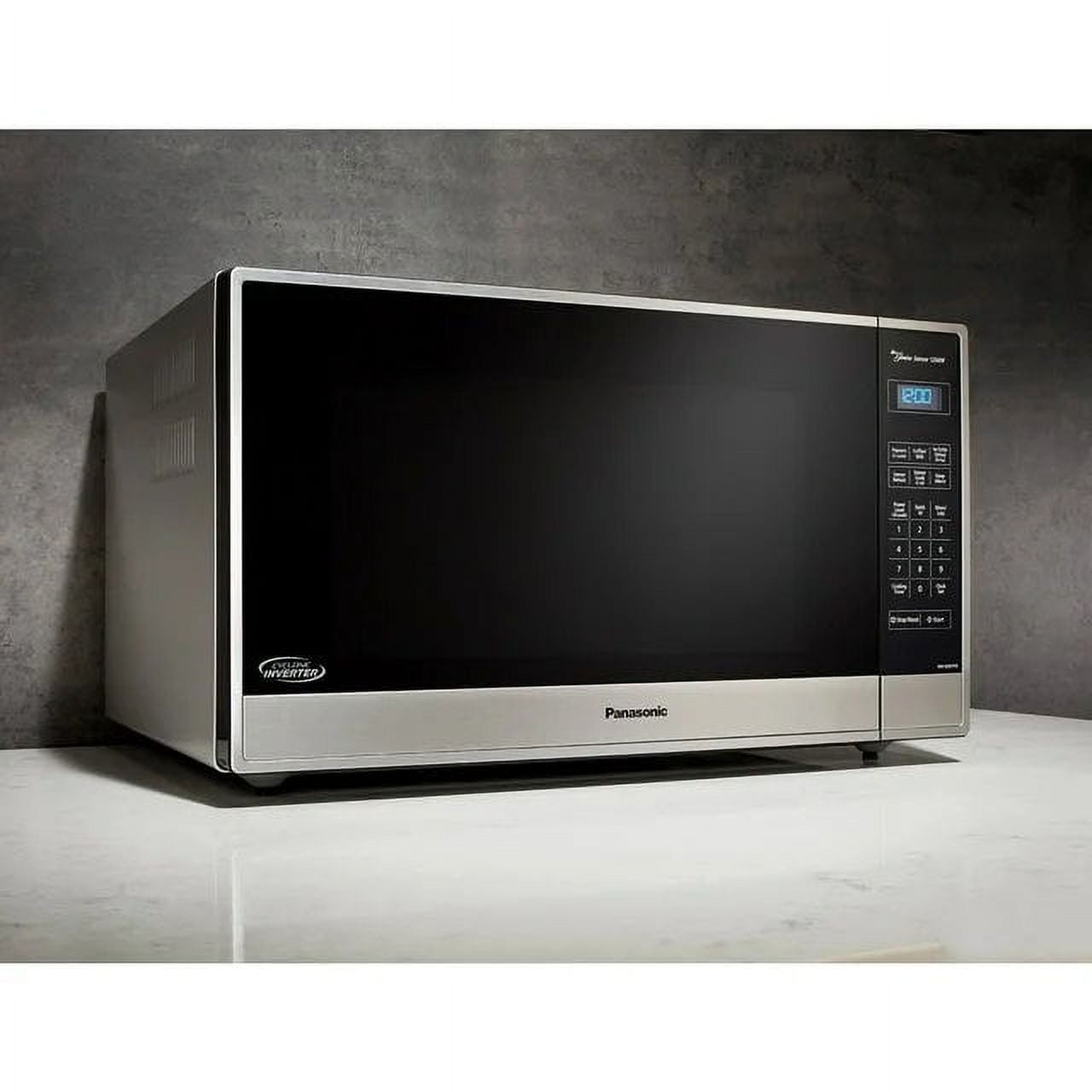 Panasonic 2.2 Cu.Ft. Inverter Sensor Microwave Oven, Stainless Steel, Open Box Like-New (NN ...