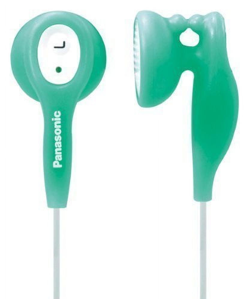 Panasonic - Green - In-Ear Earbud Heaphones with Built-in Clip ...