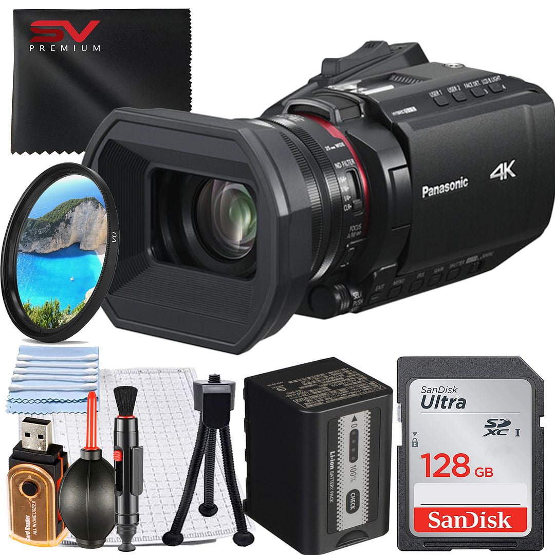 Panasonic HC-X1200 UHD 4K HDMI Lightweight Compact Camcorder with 128GB ...