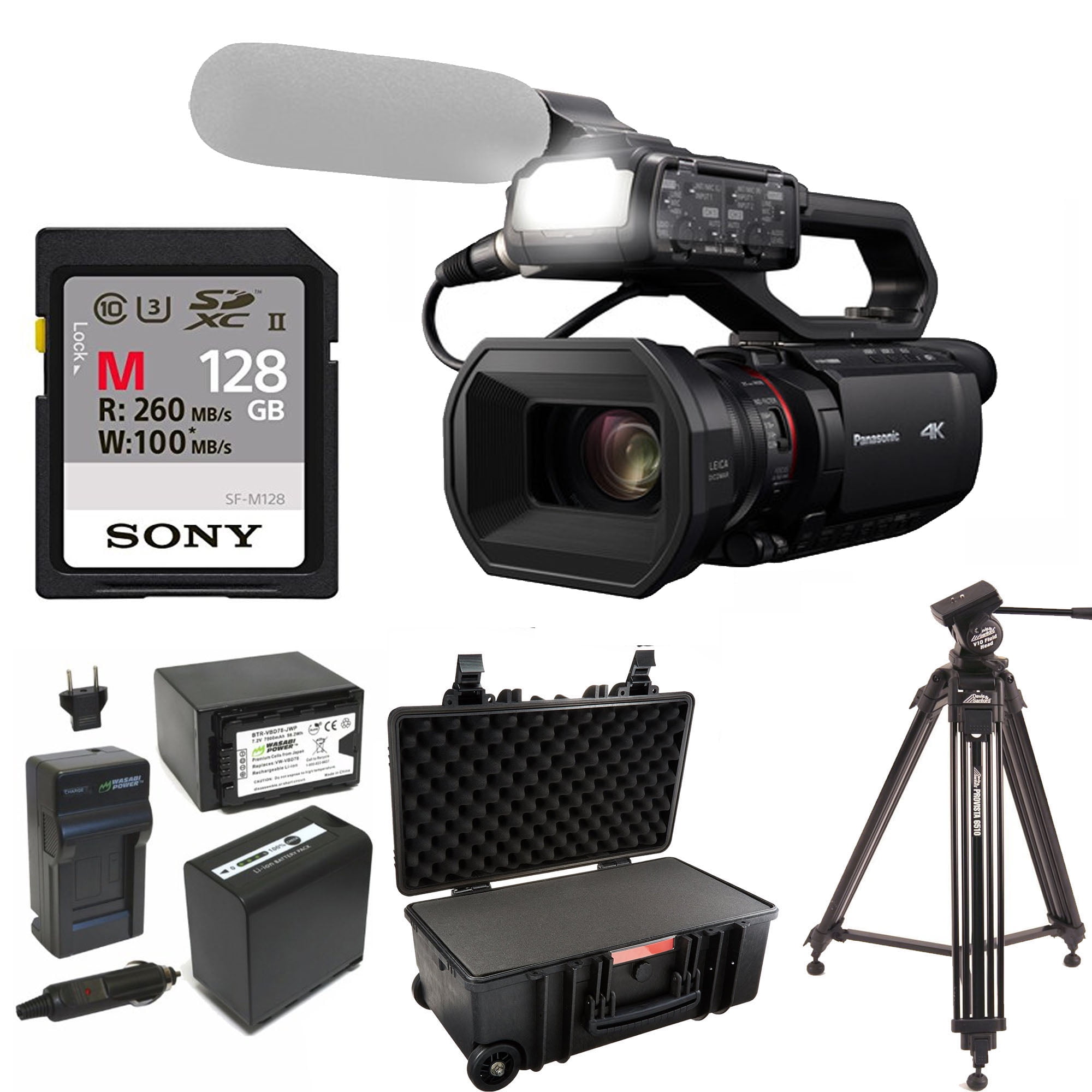 Panasonic HC-X2000 UHD 4K 3G-SDI/HDMI Pro Camcorder with 24x Zoom ...
