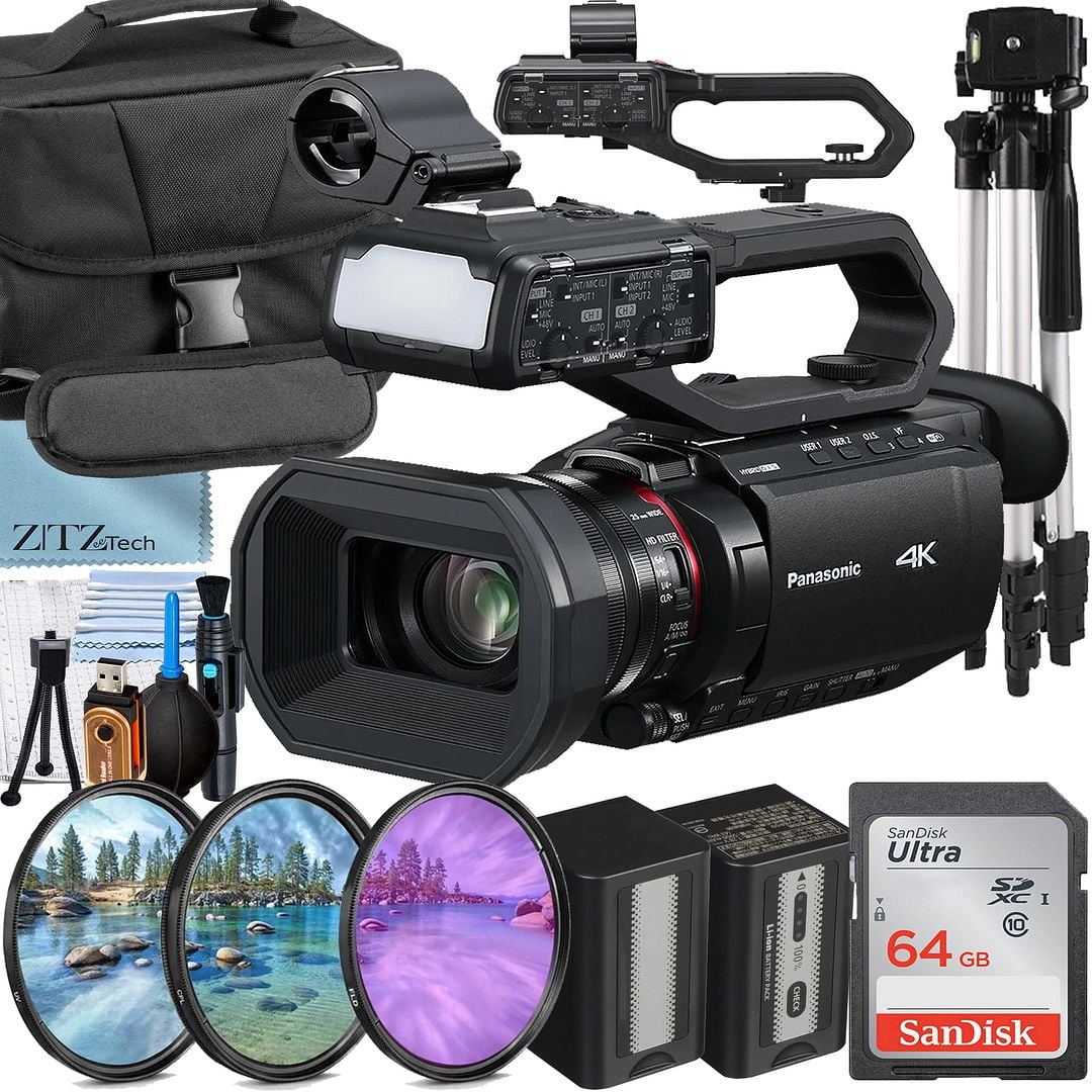 Panasonic HC-X2100 Camcorder UHD 4K with 64GB SanDisk Memory Card ...