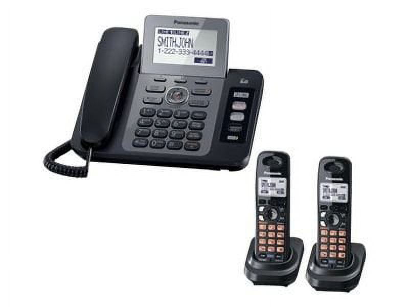 Panasonic KX-TG9472B - Cordless phone - answering system with caller ID ...