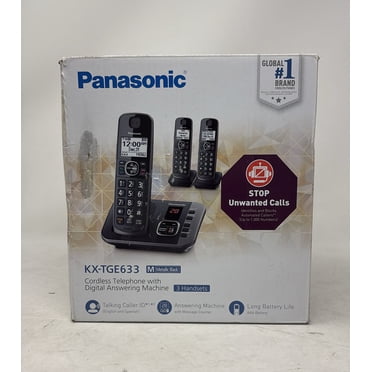 Panasonic KX-TG994 Cordless Home Telephone with Bluetooth, Wireless ...
