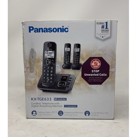 Cordless Phones 3 Handsets