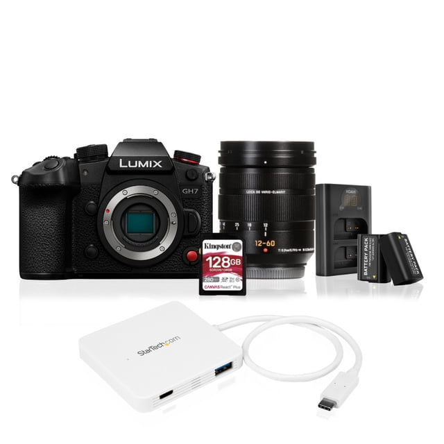 Panasonic LUMIX GH7 Micro Four-Thirds Mirrorless Camera with 12 to 60mm ...