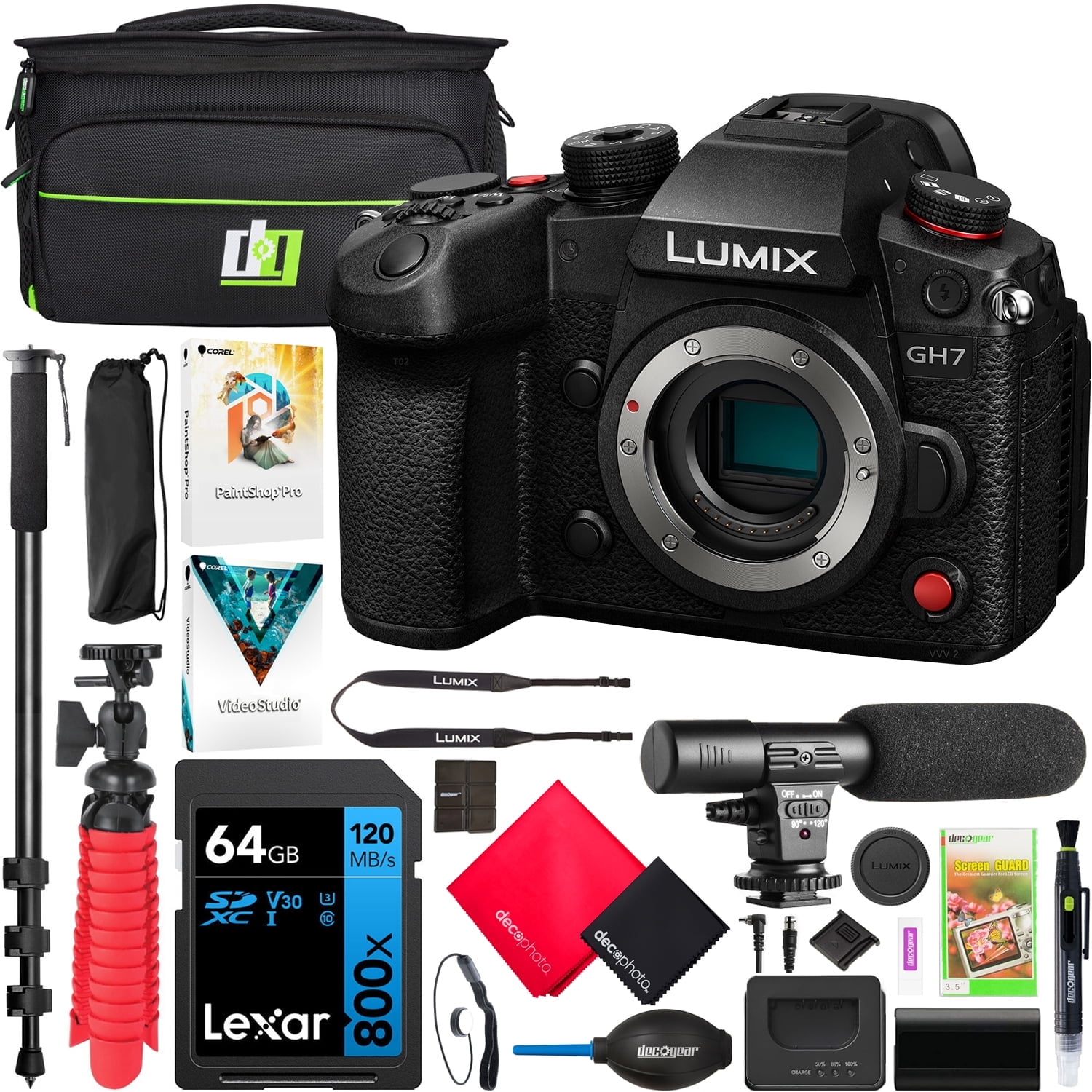 Panasonic LUMIX GH7 Mirrorless Micro Four Thirds Camera Body DC-GH7BODY ...