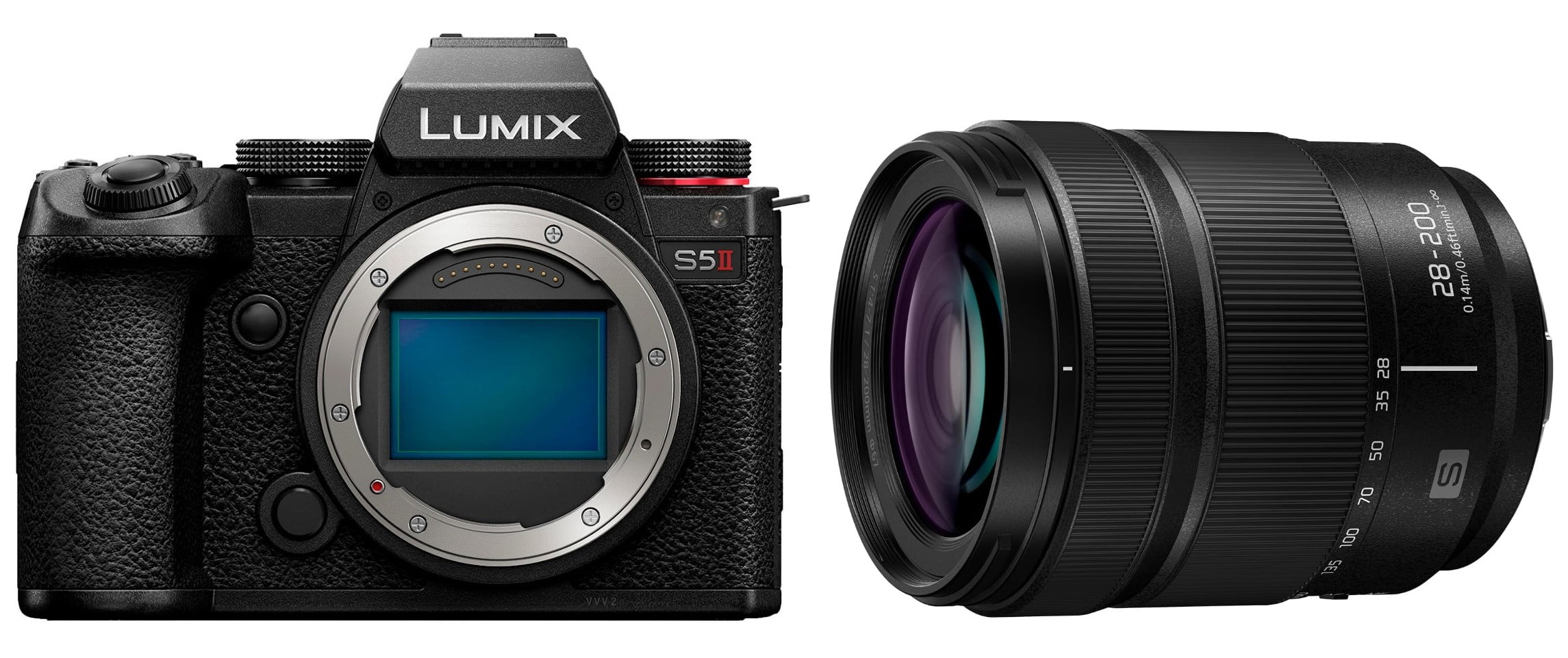 Panasonic LUMIX S5II Mirrorless Camera with LUMIX S Series 28-200mm F4 ...