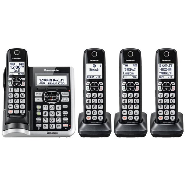 Panasonic Link2Cell Cordless Phone with Voice Assist and Answering ...