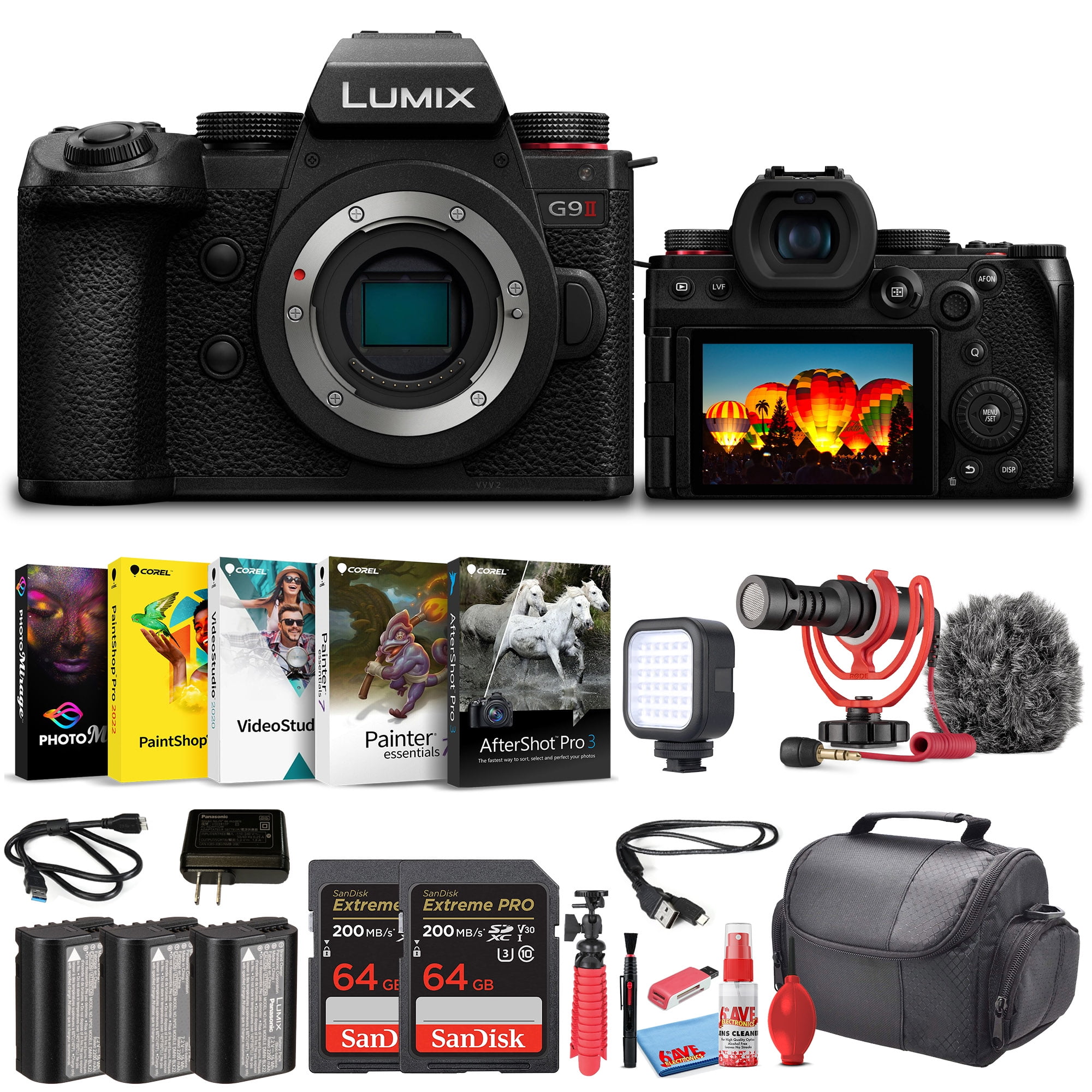 Panasonic Lumix G9 II Micro Four Thirds Mirrorless Camera, 25.2MP (Body ...