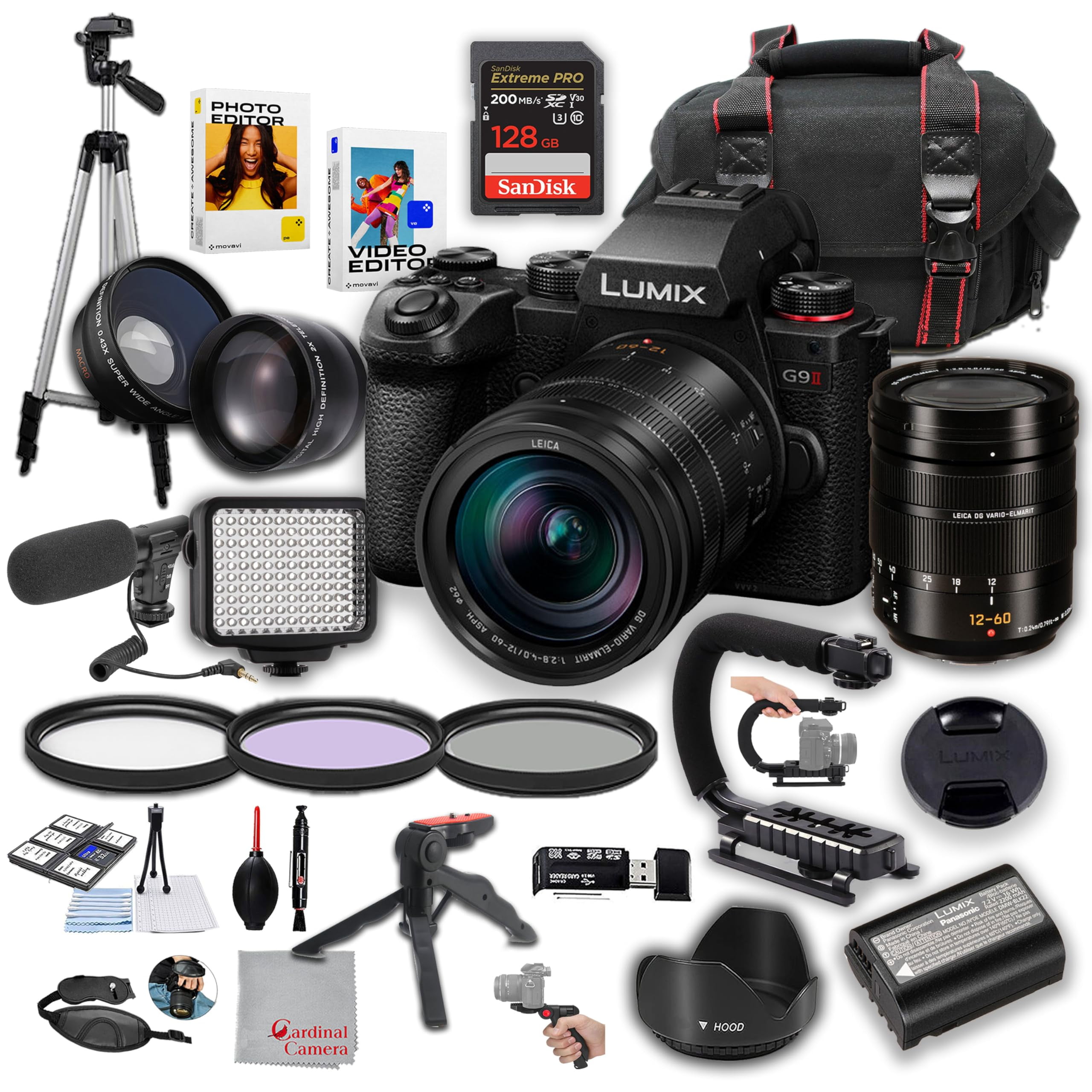 Panasonic Lumix G9 II Mirrorless Camera with 12-60mm f/2.8-4 Lens | 25 ...