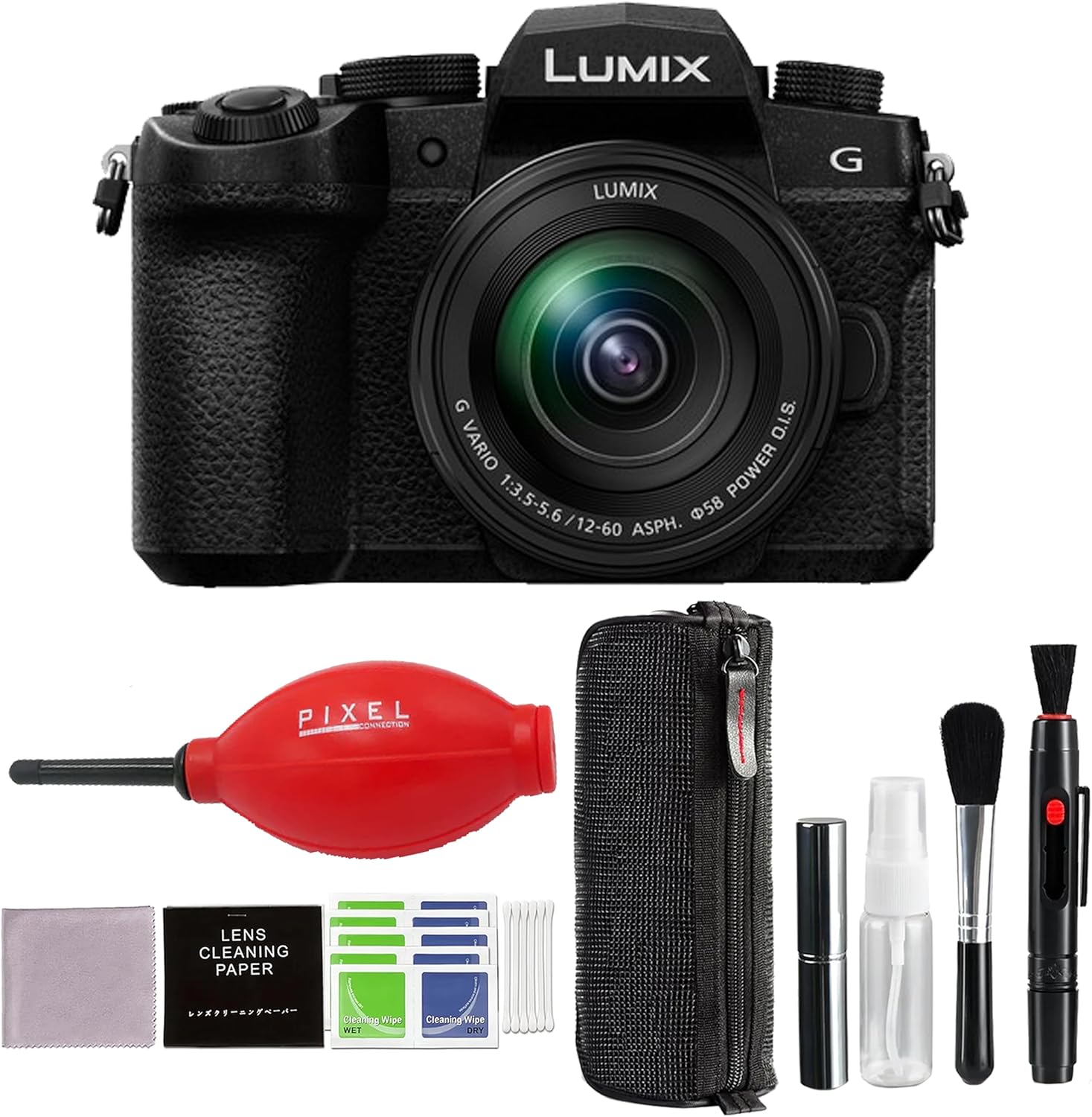 Panasonic Lumix G95 Hybrid Mirrorless Camera with 12-60mm Lens and ...