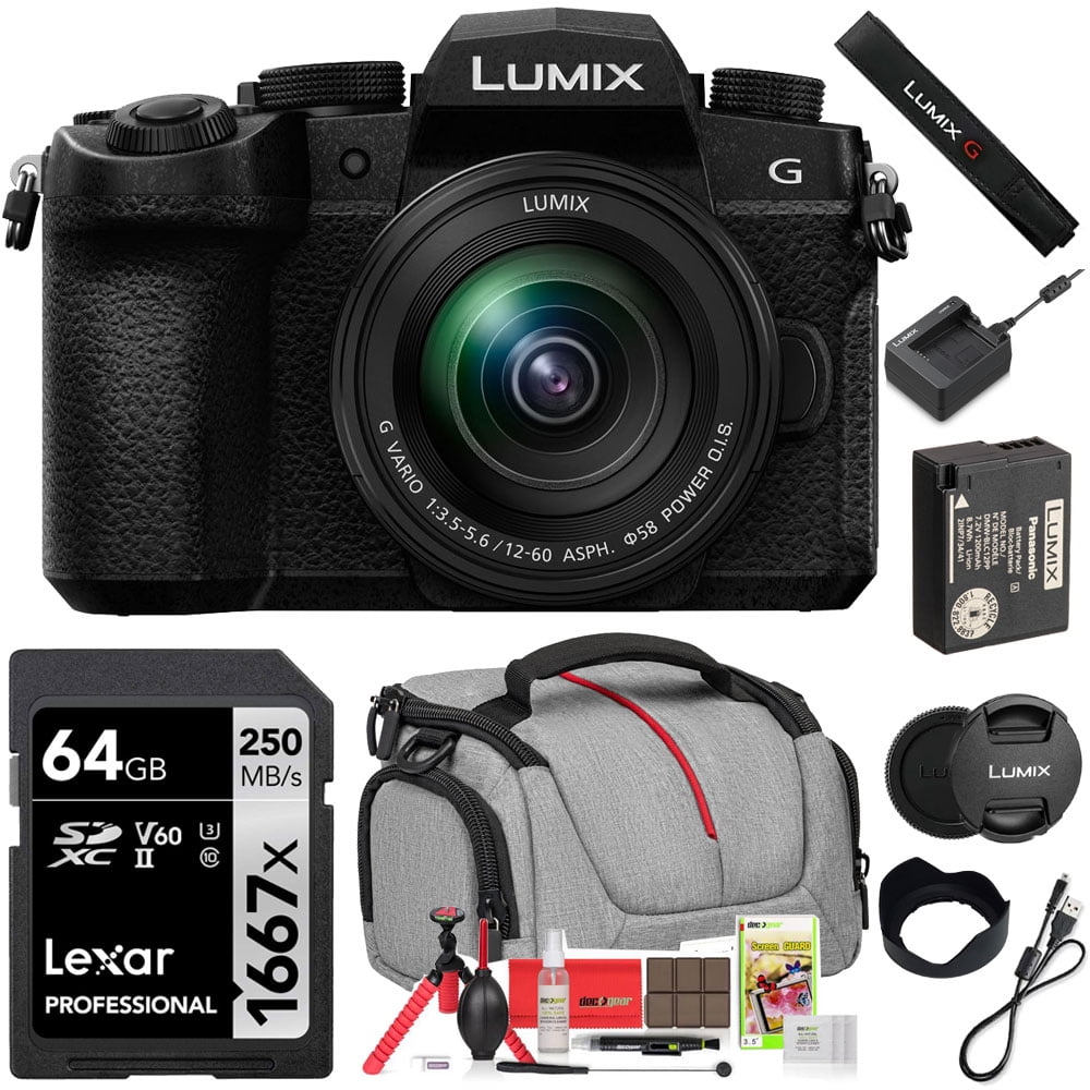 Panasonic Lumix G95 Mirrorless Camera and 12-60mm MFT OLED Lens with ...