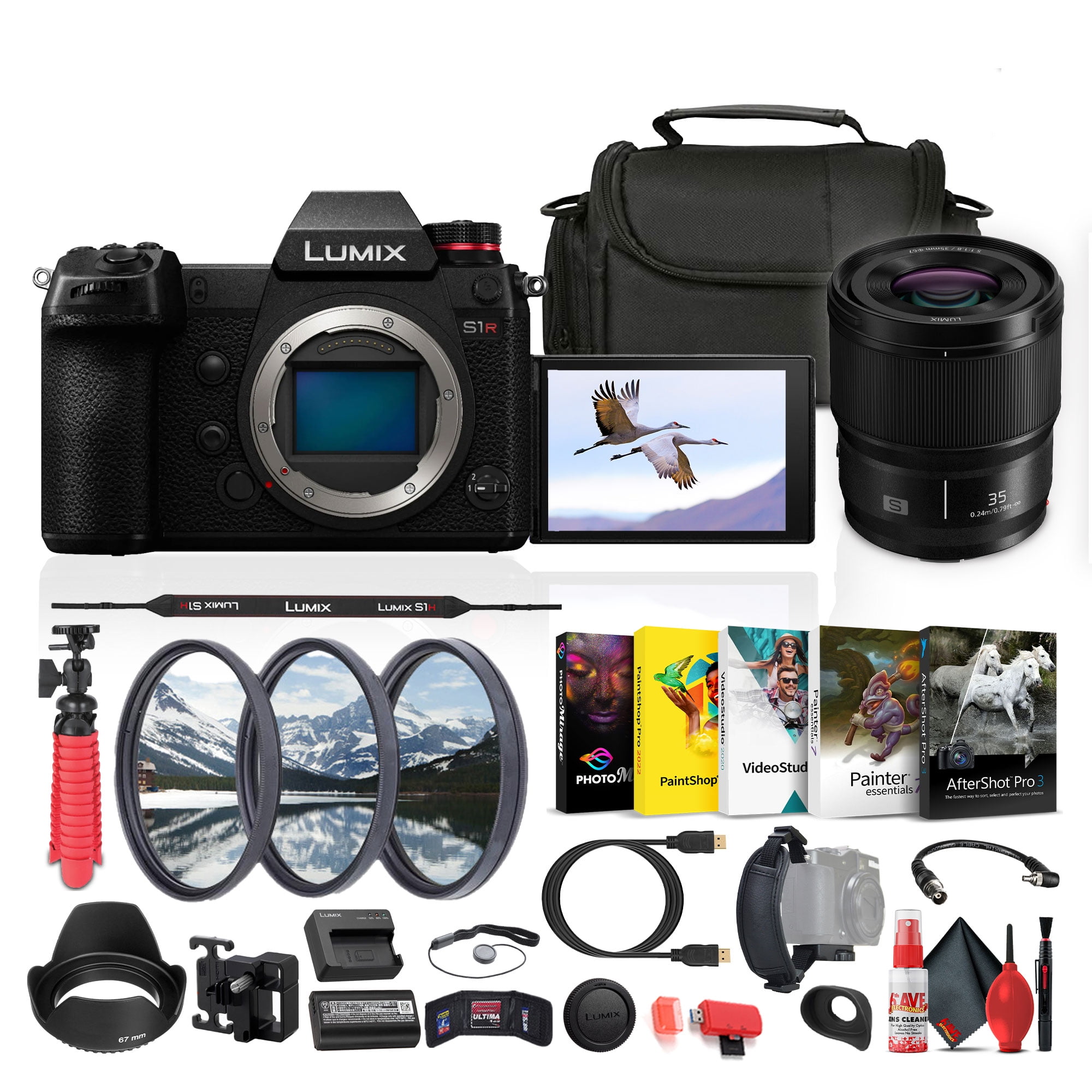 Panasonic Lumix S1H Full Frame Digital Mirrorless Video Camera + More ...