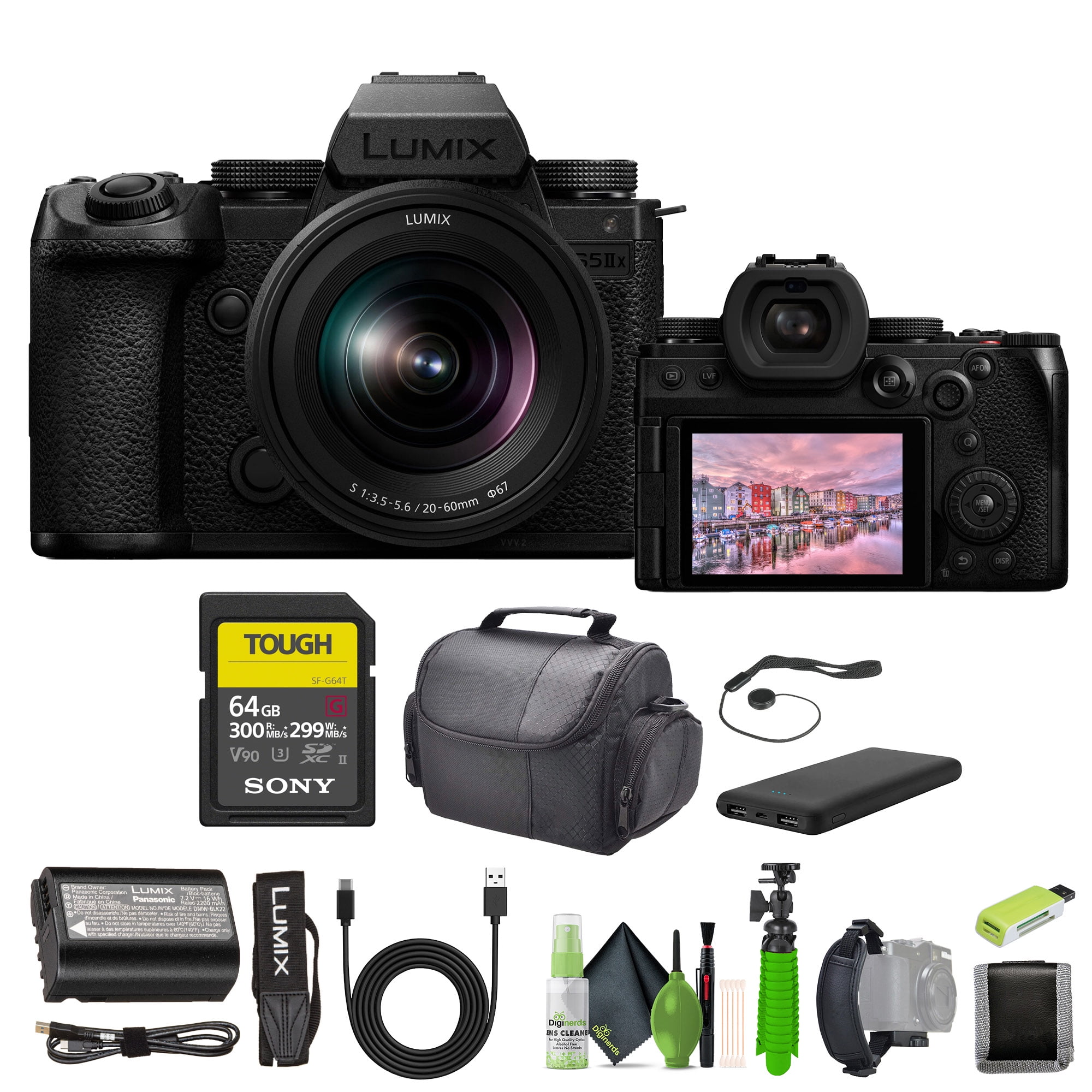 Panasonic Lumix S5IIX Camera with 20-60mm Lens Bundle - Walmart.com