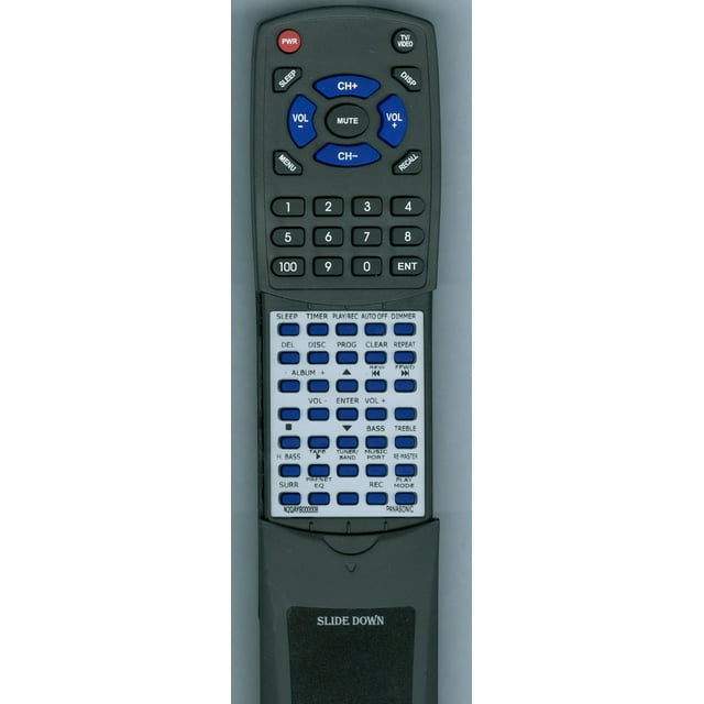 Panasonic N2QAYB000008 Replacement Remote Control For TV Model SCPM53 ...