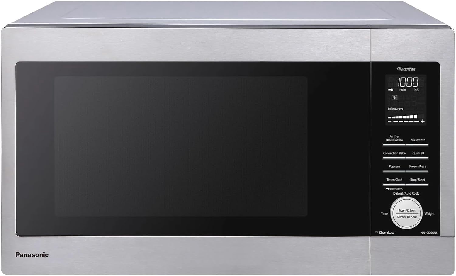 Panasonic NN-CD66NS 1.3 Cu Ft 4-in-1 Countertop Microwave Oven with Air ...