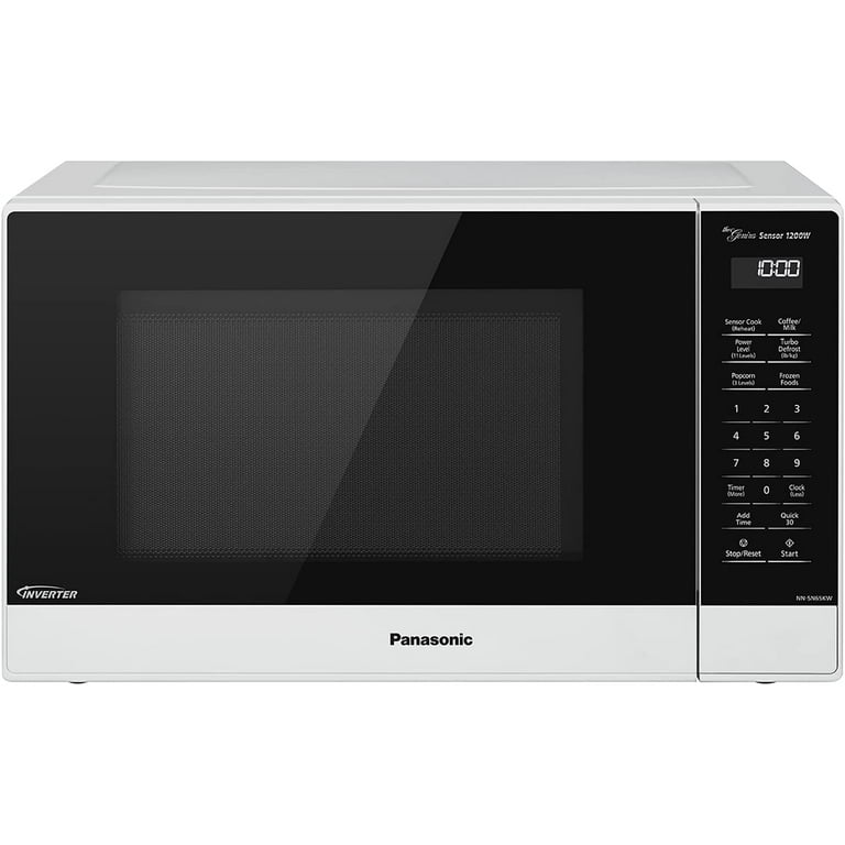Panasonic 1.2 Cu. ft. 1200 Watt SN65KW Microwave with Genius Sensor Cooking White